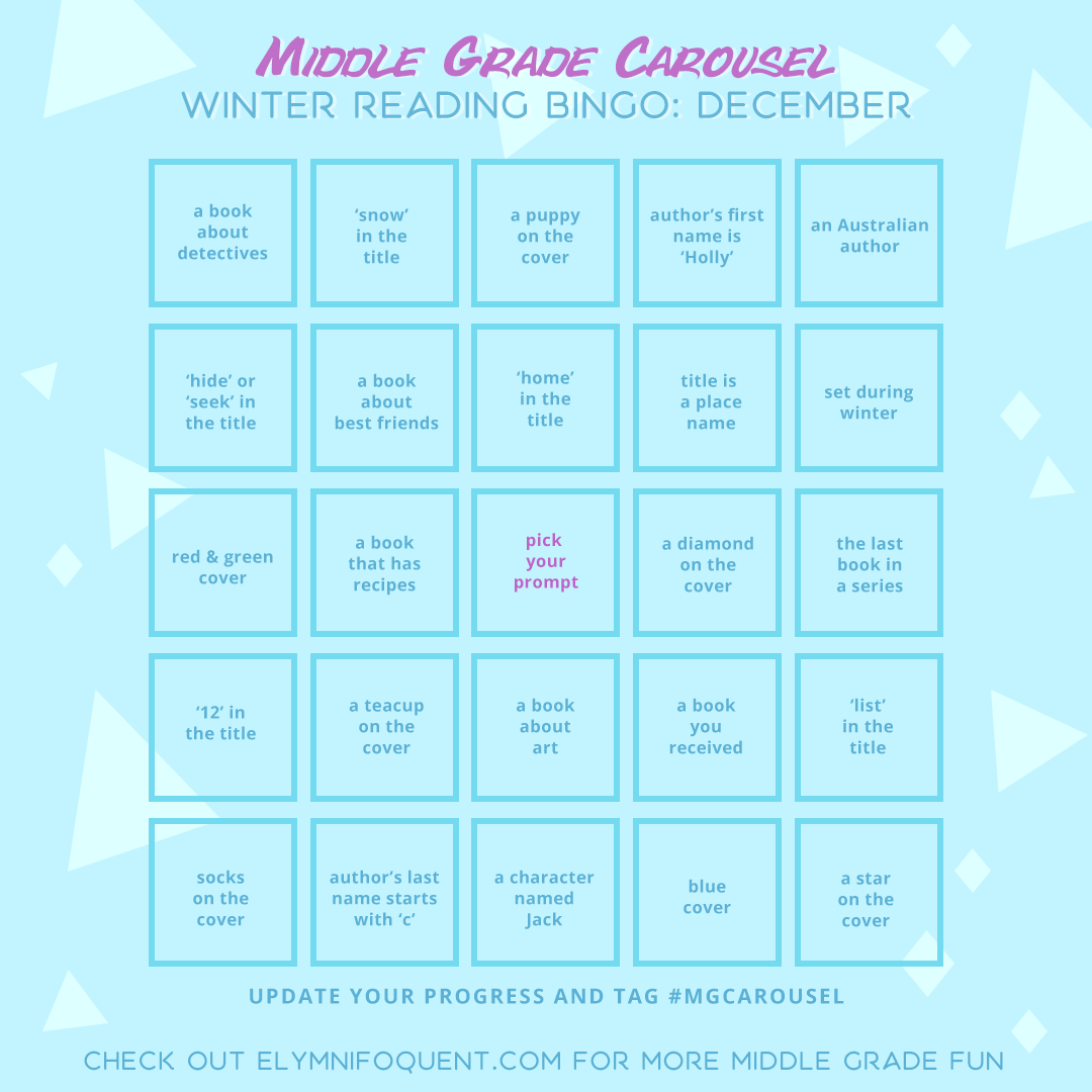 #MGCarousel – Winter Reading Bingo – Middle Grade Carousel